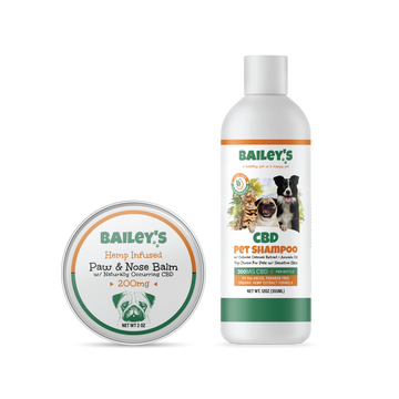 CBD Pet Topicals - #1 Nose Balm For Dogs and CBD Pet Shampoo
